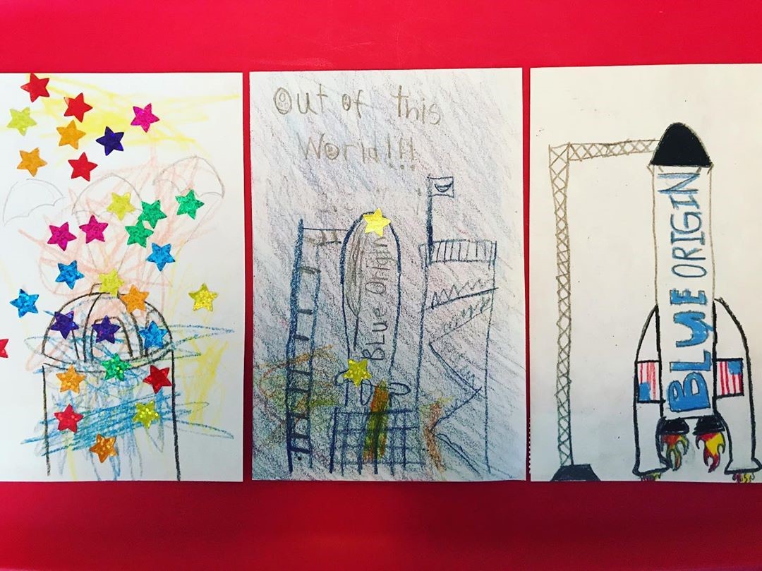 BLUE ORIGIN LAUNCHES WITH STUDENTS’ ARTWORK ON BOARD - Titusville FL ...